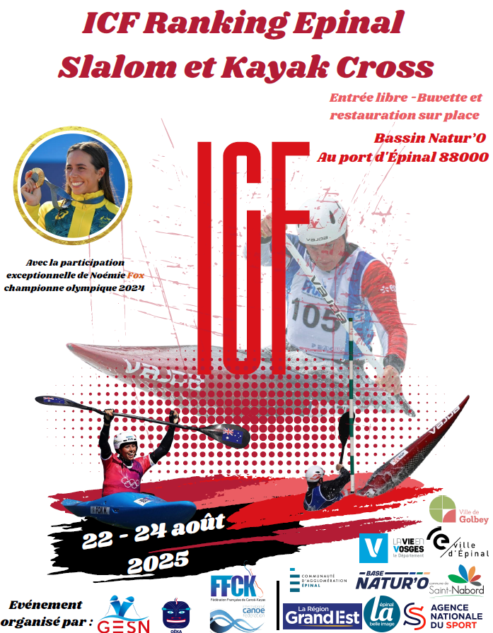 GESN Canoë-Kayak - ICF Ranking Epinal - Slalom et Kayak Cross
